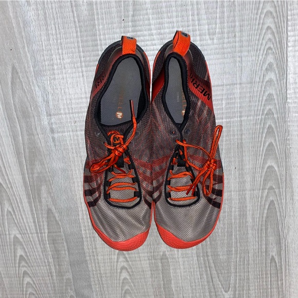 Merrell | Shoes | Merrell Vapor Glove Mens Barefoot Shoes Blacklantern ...